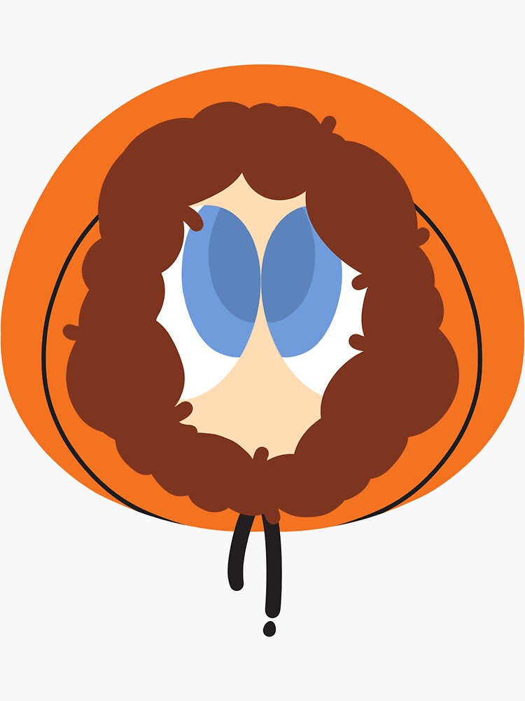 "Cute Kenny McCormick South park" Sticker for Sale by LoserMaxx | Redbubble