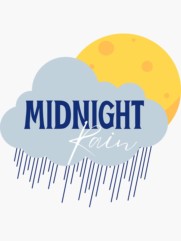 "Midnight Rain Fan Art Taylor Swift Midnights" Sticker for Sale by ...