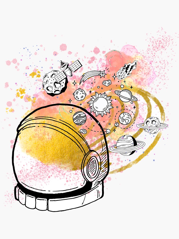 "Nebula Thoughts" Sticker for Sale by ArtistryTales | Redbubble