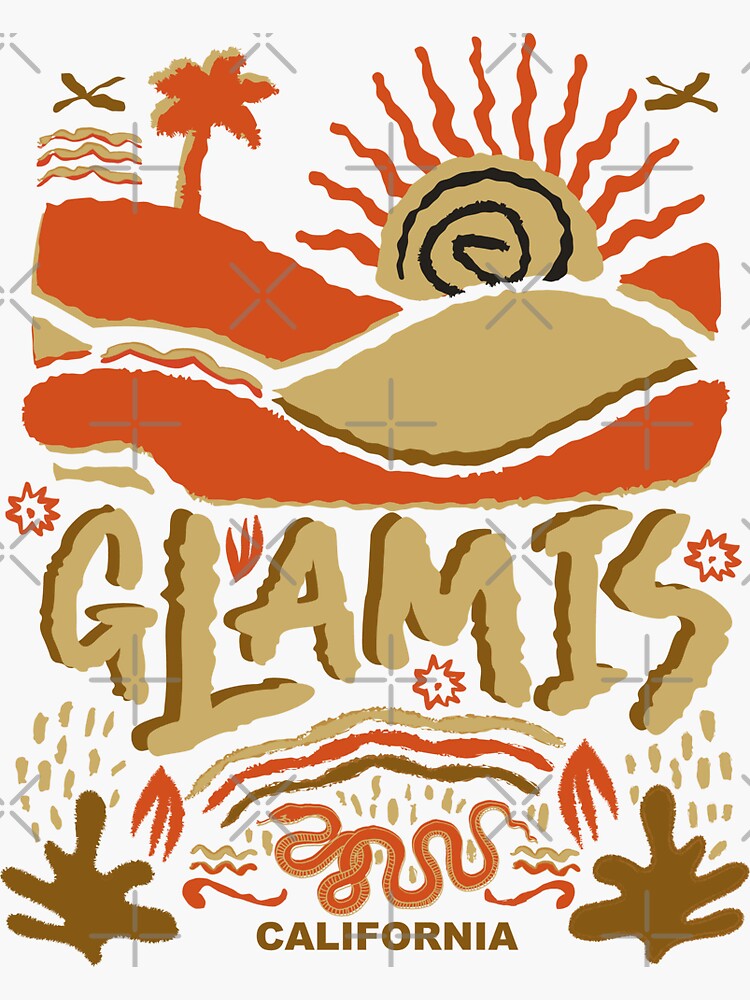 "Glamis " Sticker for Sale by TheStickerBoss | Redbubble
