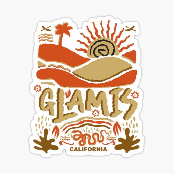 "Glamis " Sticker for Sale by TheStickerBoss | Redbubble