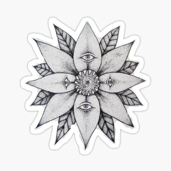 "Lily of Xibalba" Sticker for Sale by Bleachblossom | Redbubble