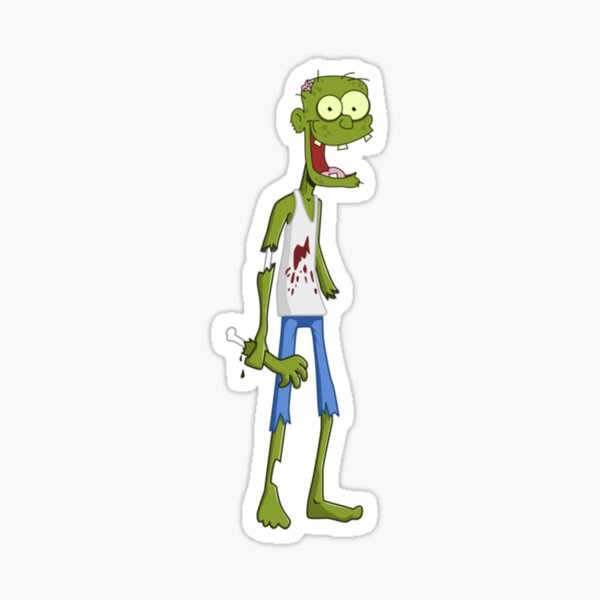 "Hello Zombie " Sticker for Sale by ArmadilloAT | Redbubble