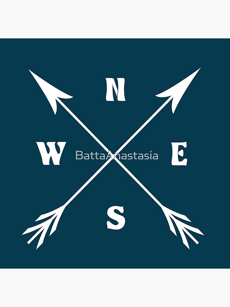 "Compass arrows" Poster for Sale by BattaAnastasia | Redbubble