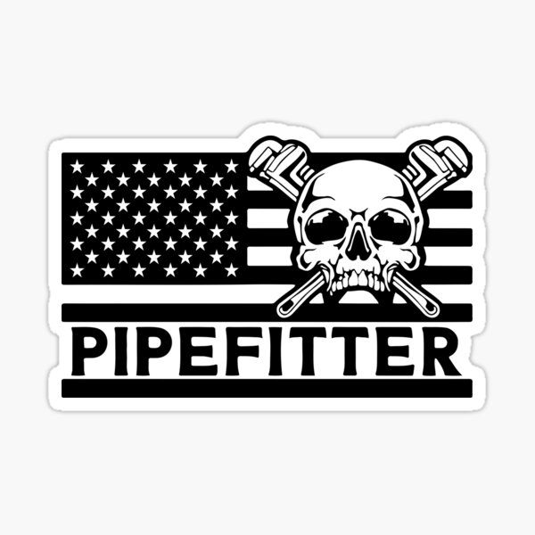 "Pipefitter Life" Sticker for Sale by IVTtech | Redbubble