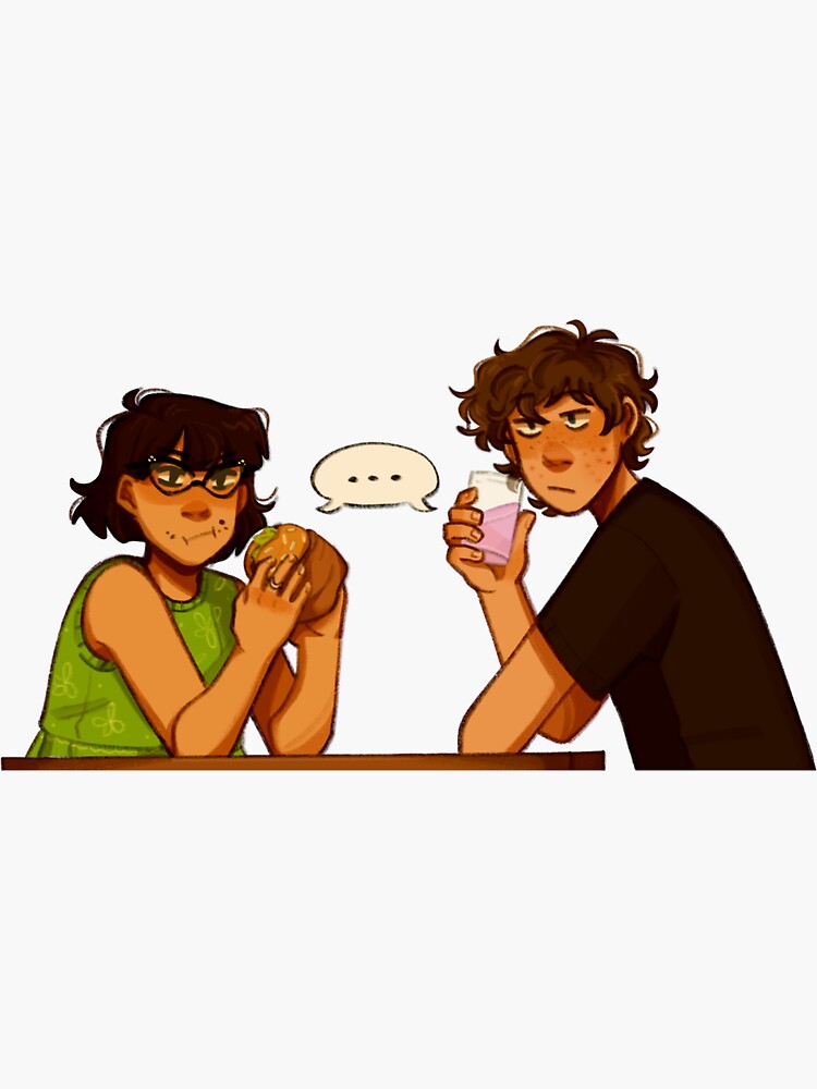"Lester and Meg Judge You" Sticker for Sale by raqsysunshine | Redbubble