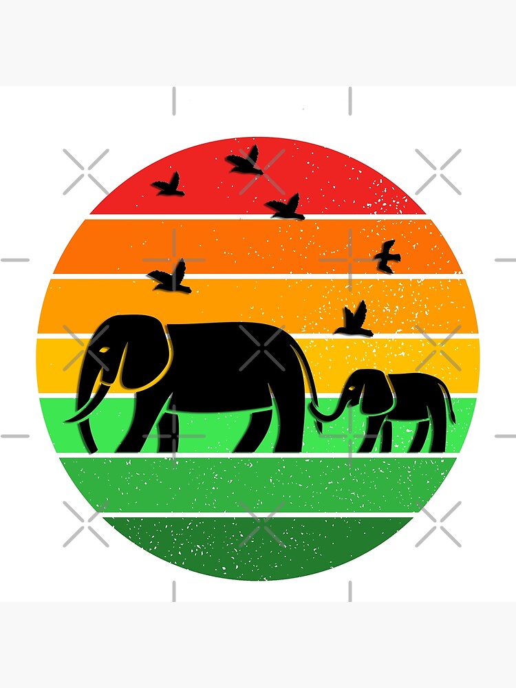 "Vintage Retro Sunset Art Of Zoo" Poster for Sale by Brizzard2027 ...