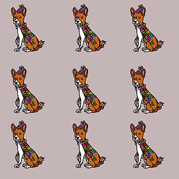 "Basenji happy birthday" Sticker for Sale by Shellsiepup | Redbubble