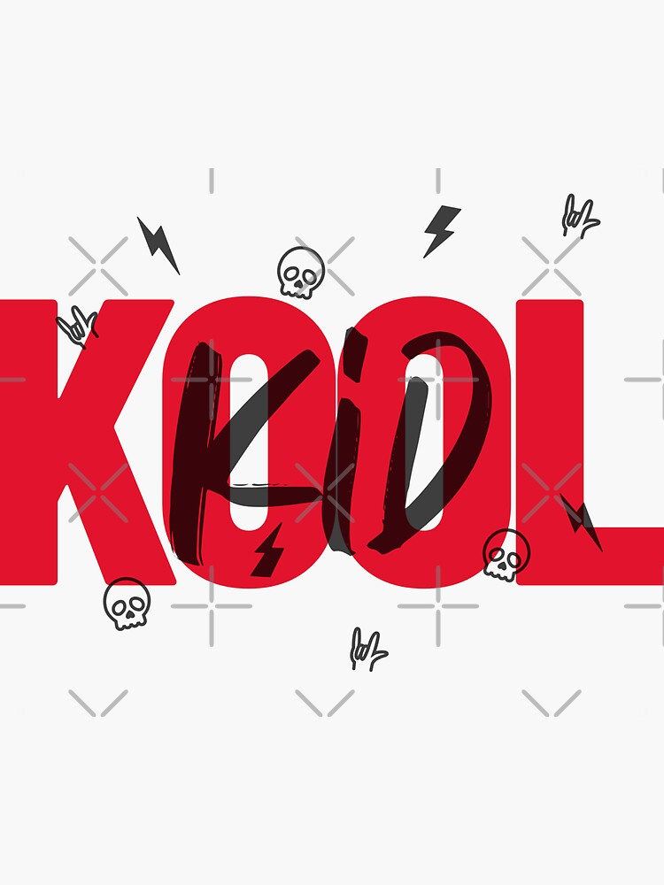 "Kool Kid" Sticker for Sale by SecretSavings | Redbubble