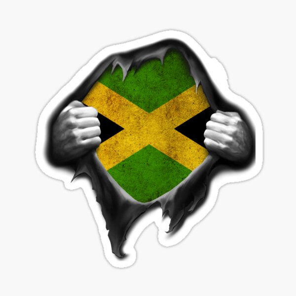 "Jamaica Flag. Proud Jamaican " Sticker for Sale by RoderickArnold ...