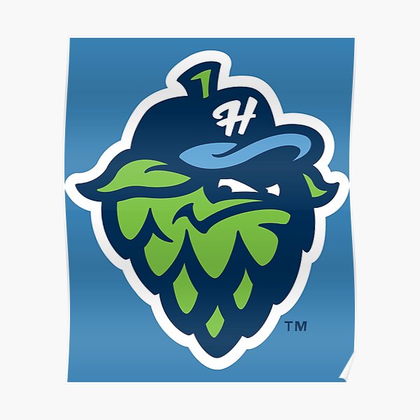 "The-Hillsboro-Hops-Logo" Poster for Sale by MasArt1 | Redbubble
