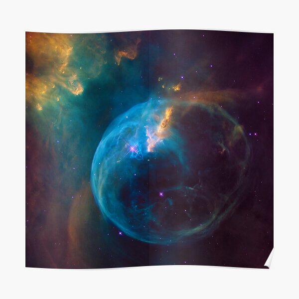 "Outer Space Bubble Nebula space exploration" Poster for Sale by ...