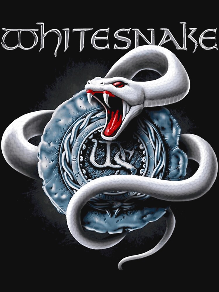 "Cool White Snake 80S Gift Design" Essential T-Shirt for Sale by ...