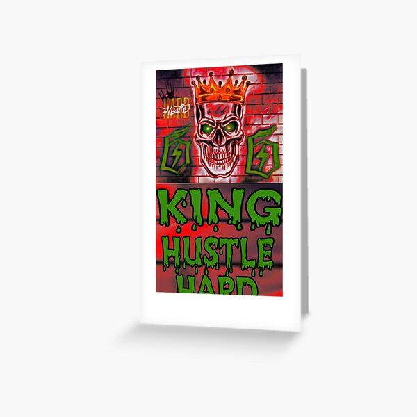 "Copy of Dead Evil King Hustle Hard Smiling Skeleton Skull Clenching ...