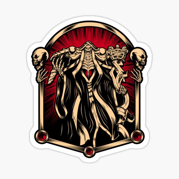 "Overlord Ainz Ooal Gown" Sticker for Sale by KobyWelch | Redbubble