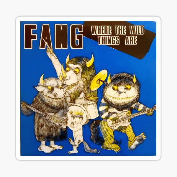 "Fang - Where The Wild Things Are" Sticker for Sale by LeahBowerh ...