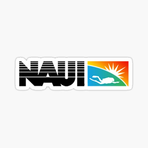 "naui new logo" Sticker for Sale by pestapora | Redbubble