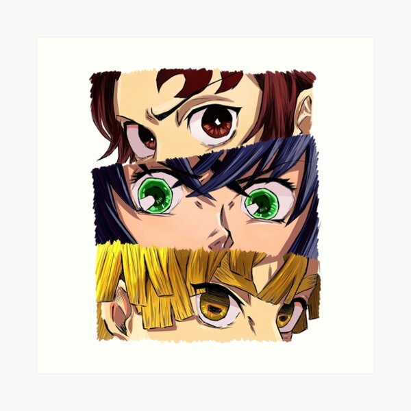 "Demon Slayer Shirt, Demon Slayer Anime Art, Tanjiro, Inosuke y Zenitsu ...