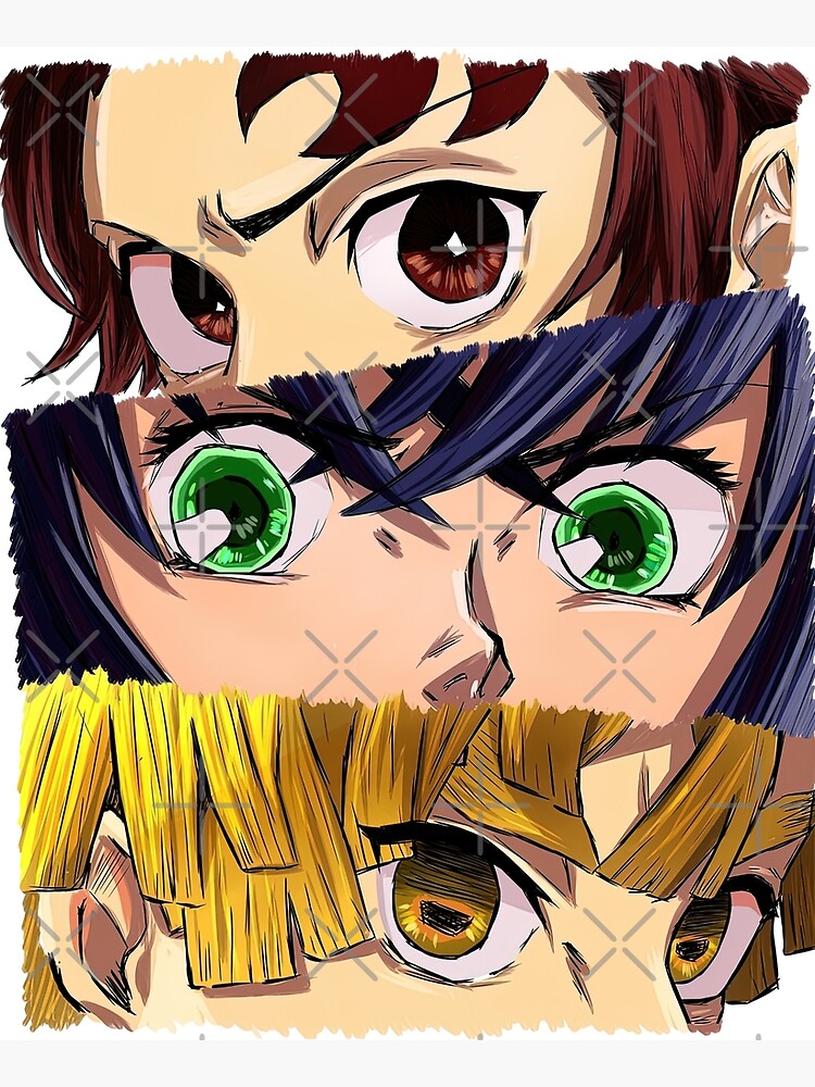 "Demon Slayer Shirt, Demon Slayer Anime Art, Tanjiro, Inosuke und ...