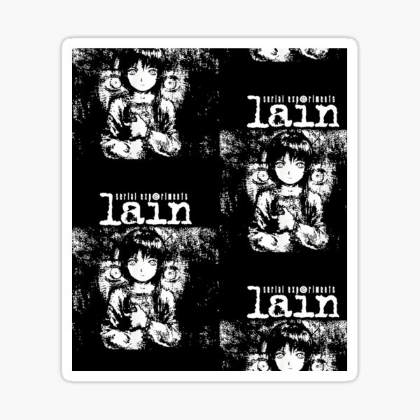 "Lain Serial Experiments anime gift" Sticker for Sale by shizuemur ...