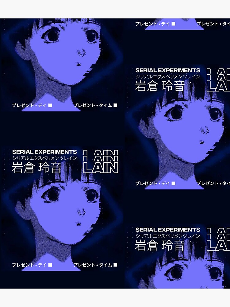 "Lain Serial Experiments anime manga" Sticker for Sale by shizuemur ...
