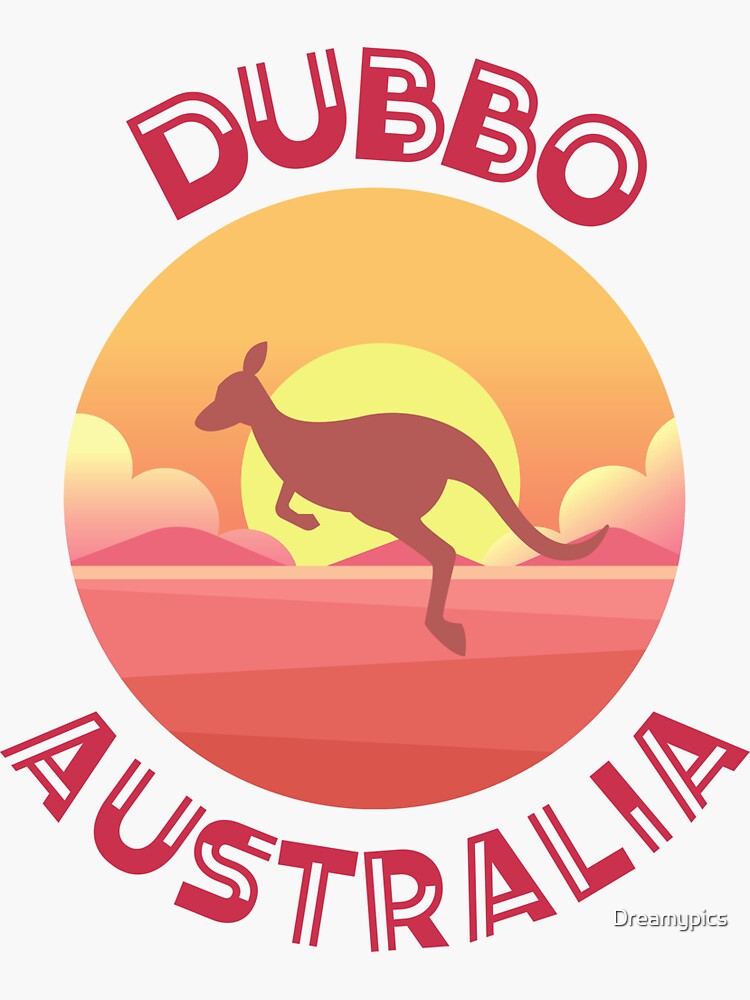 "Dubbo Australia ven life" Sticker for Sale by Dreamypics | Redbubble