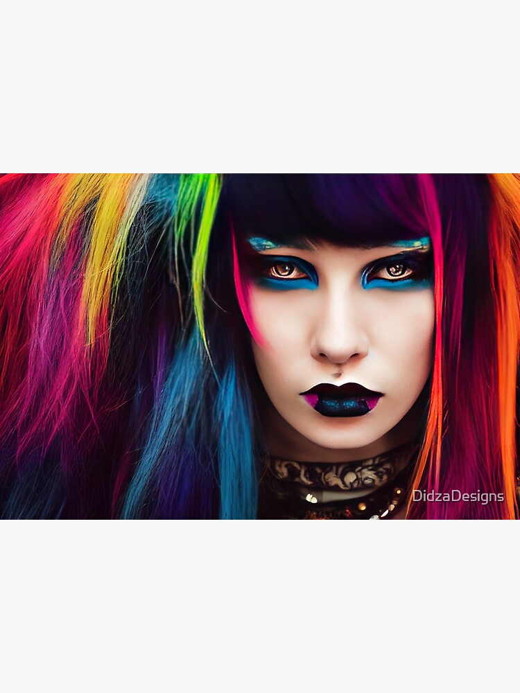 "Scene-Goth Aesthetic " Sticker for Sale by DidzaDesigns | Redbubble