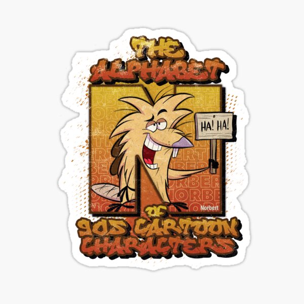 "The Alphabet of 90s Cartoon Characters Letter N is for Norbert ...