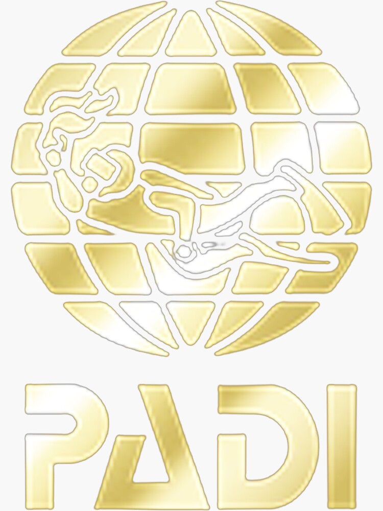 "gold padi logo" Sticker for Sale by pestapora | Redbubble