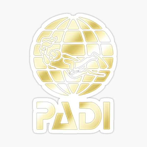 "gold padi logo" Sticker for Sale by pestapora | Redbubble