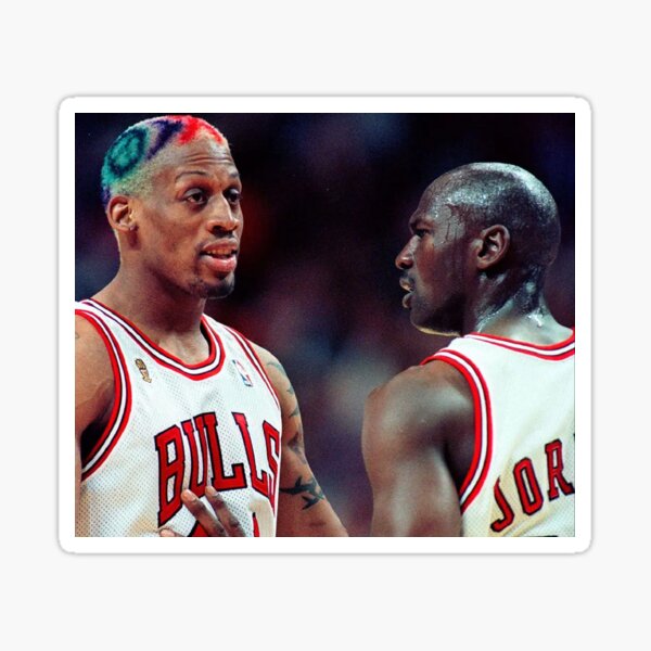 "Dennis Rodman Fan Art & Merch" Sticker for Sale by ShotByMondo | Redbubble