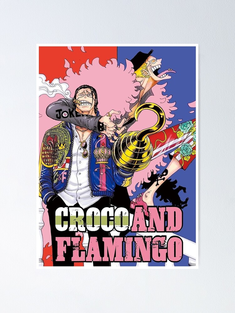 "Croco and Doflamingo" Poster for Sale by konpan | Redbubble