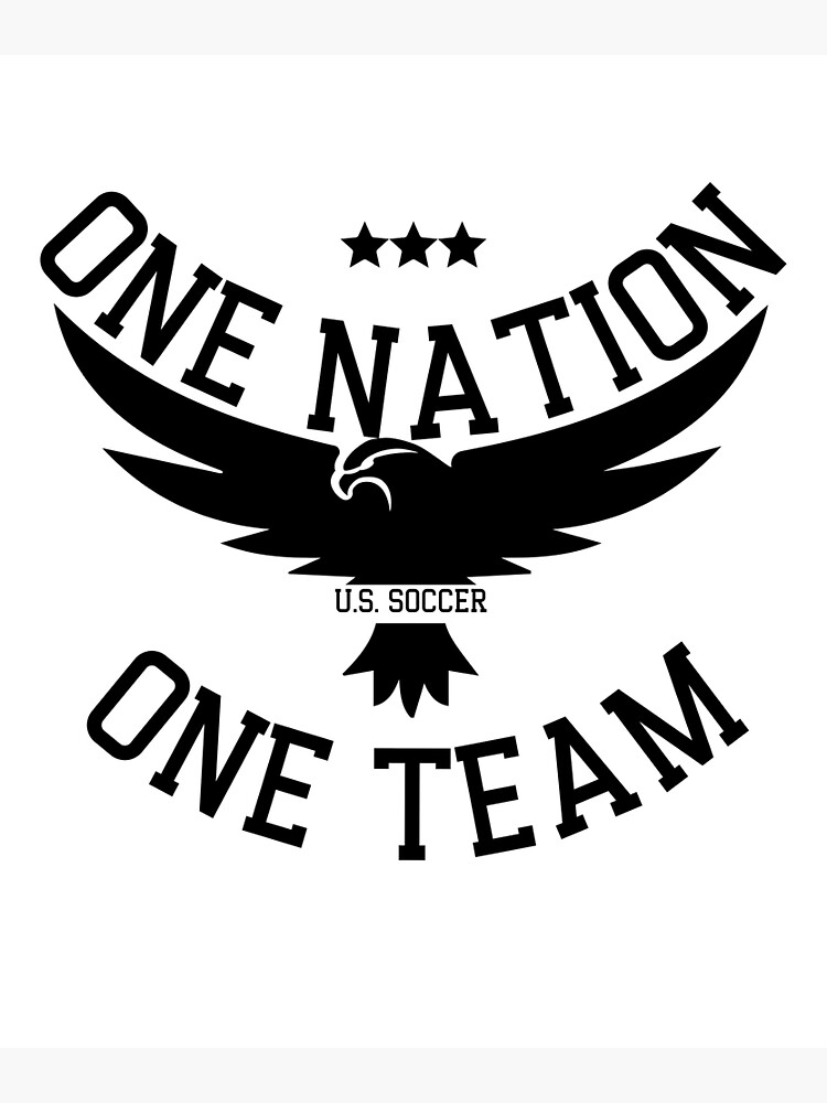"USA Football Team - One Nation, One Team" Poster for Sale by ...
