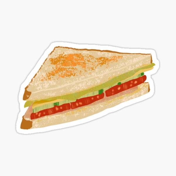 "sandwich" Sticker for Sale by Windradkind | Redbubble