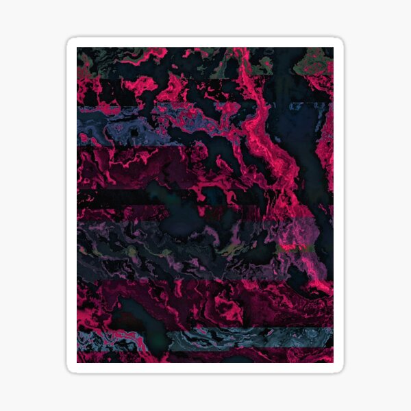 "Granite Glitch " Sticker for Sale by MRNStudiosArt | Redbubble