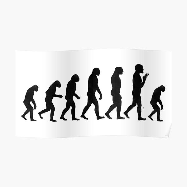 "Evolution Theory " Poster for Sale by PlanetMonkey | Redbubble