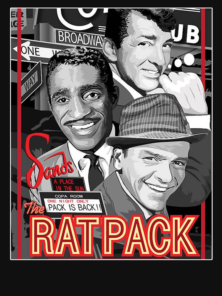 "The Rat Pack Fan Art & Merch" T-shirt for Sale by ShotByMondo ...