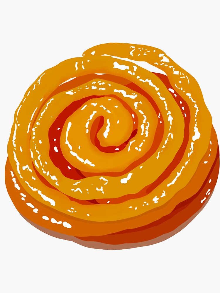 "Jalebi Sticker" Sticker for Sale by Brynn-Hansen | Redbubble