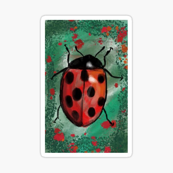 "Ladybug" Sticker for Sale by XavierNicholls | Redbubble