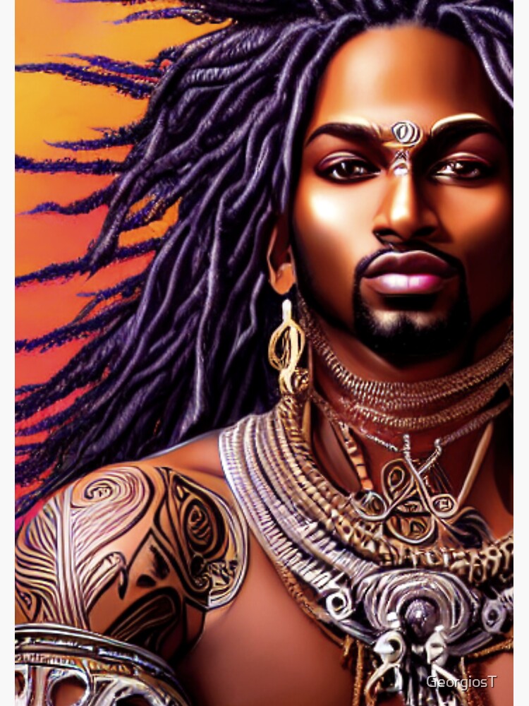 "Rasta King Fantasy Art" Sticker for Sale by GeorgiosT | Redbubble
