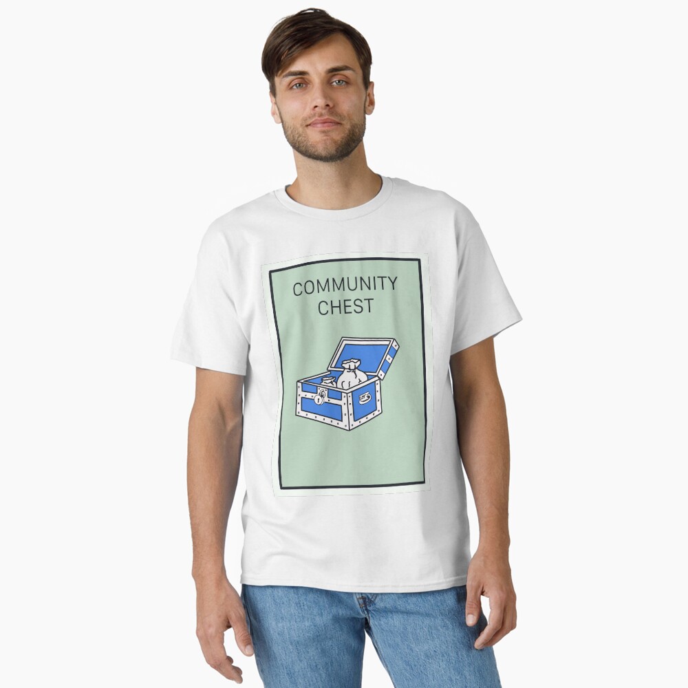 "Community Chest" Sticker for Sale by nickclarkeart | Redbubble