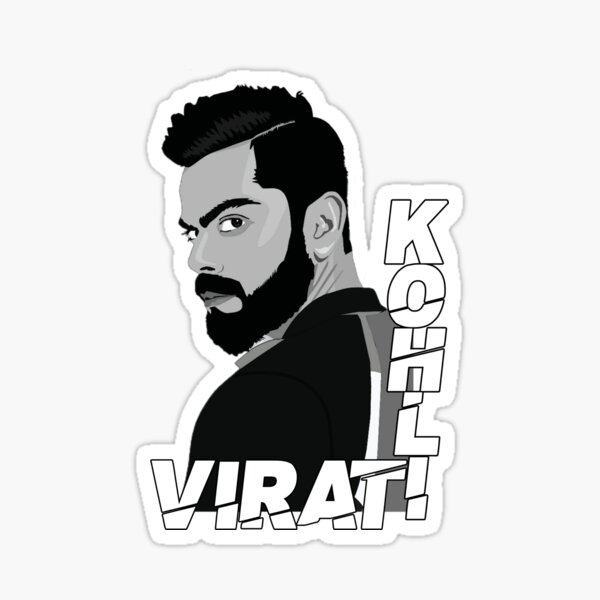 "Virat Kohli" Sticker for Sale by Vlaki | Redbubble