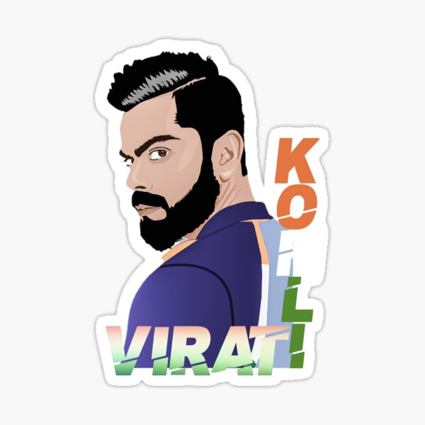 "Virat Kohli" Sticker for Sale by Vlaki | Redbubble
