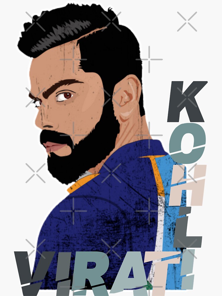 "Virat Kohli" Sticker for Sale by Vlaki | Redbubble