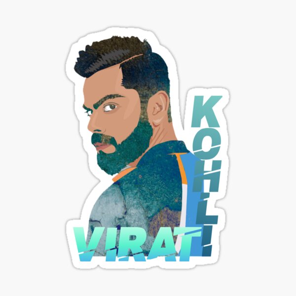 "Virat Kohli" Sticker for Sale by Vlaki | Redbubble