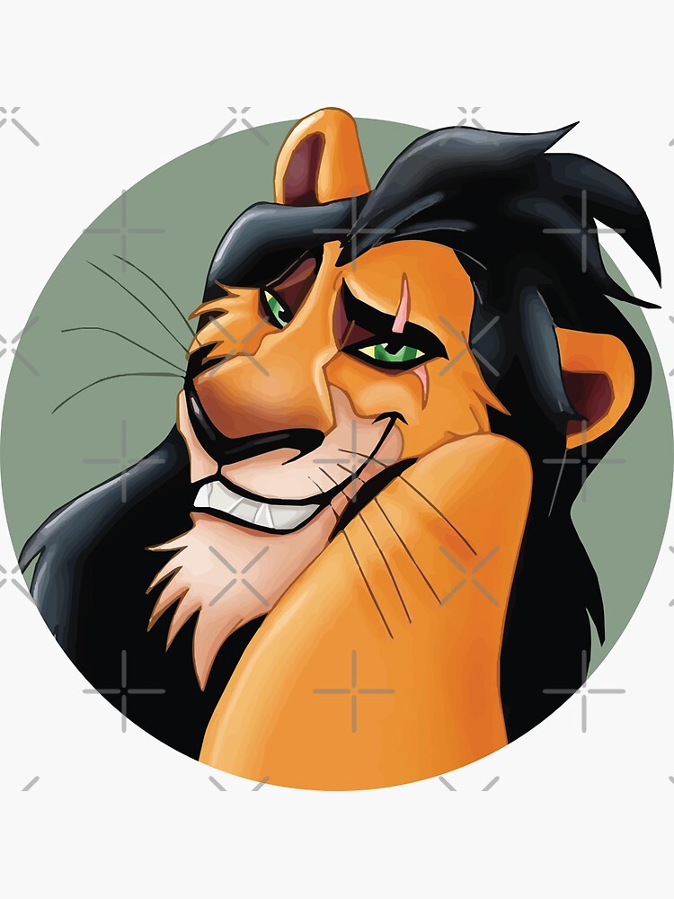 "Scar" Sticker for Sale by FunkeyMonkey9 | Redbubble