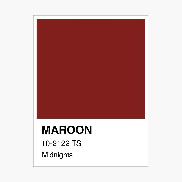 Pantone Color For Maroon