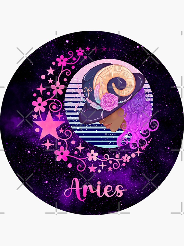 "Aries Zodiac Sign horoscope Zodiac sign" Sticker for Sale by traceyart ...