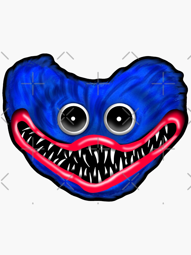 "Not Wuggy Huggy face" Sticker for Sale by Saftilicious | Redbubble