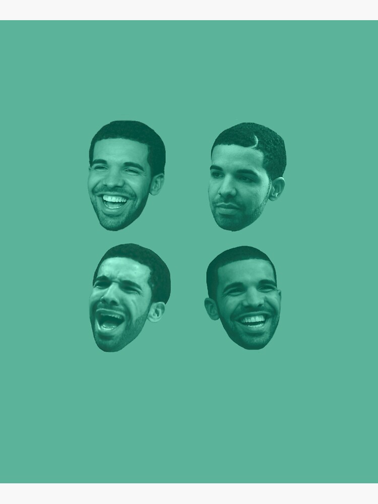 "Drizzy faces meme" Sticker for Sale by thecreativelady | Redbubble